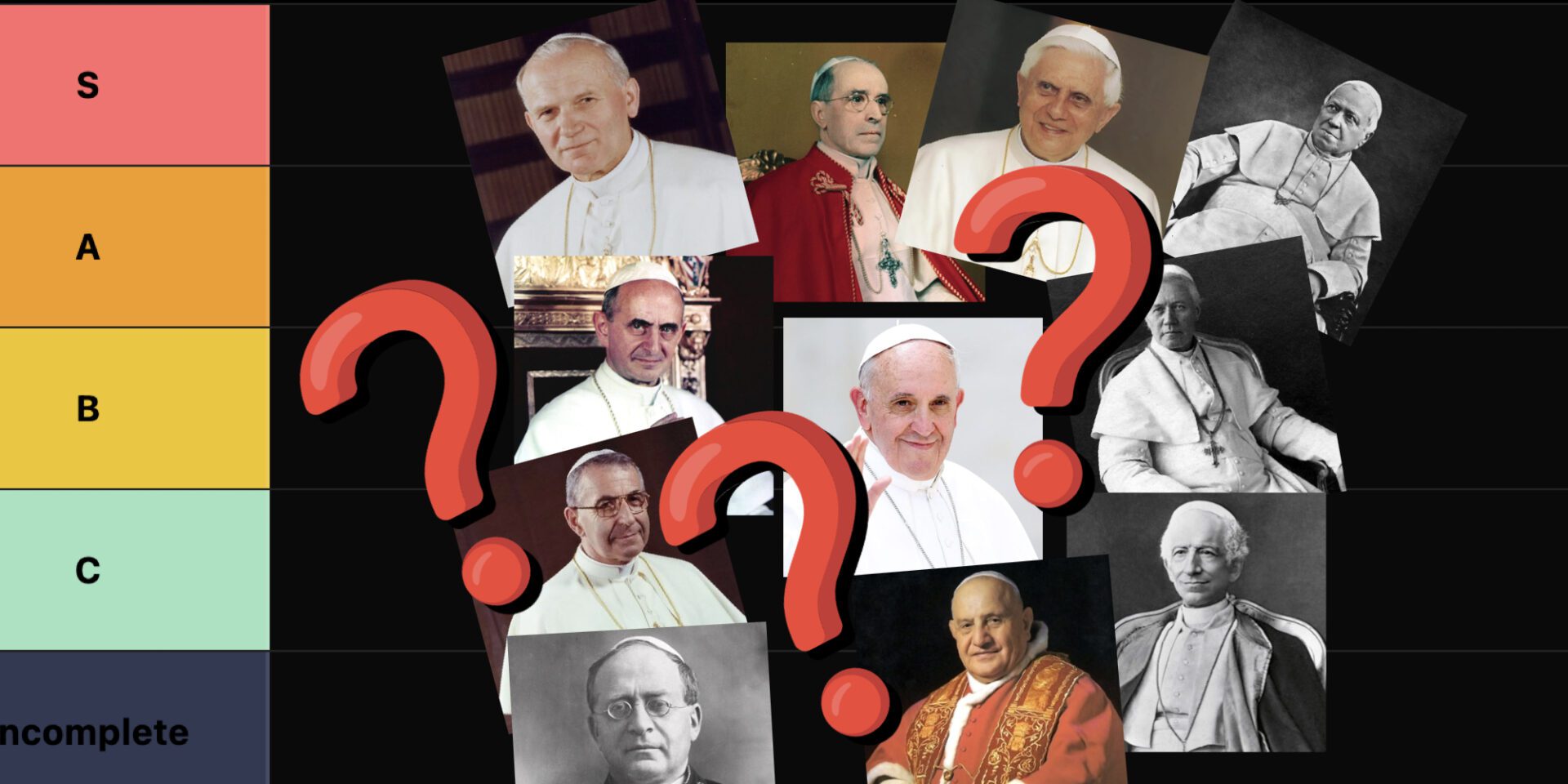 Tier Ranking All The Popes | The Catholic Talk Show